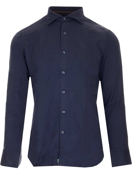 Al Duca D'aosta 1902 Blue slim fit shirt for Men - US | Al Duca d'Aosta